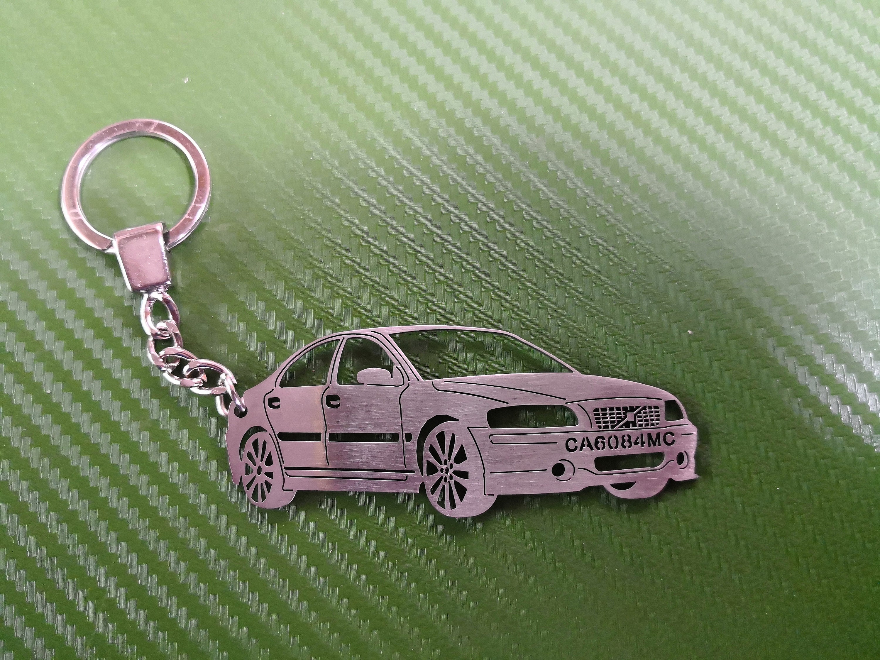 Custom Car Keychain for Volvo S80 Stainless Steel Key Ring - Etsy Australia