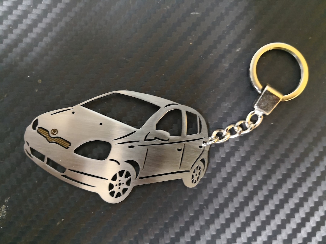 Custom Car Toyota Yaris Keychain, Stainless Steel Key Ring for Birthday ...