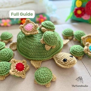 Turtle Crochet Memory Game Complete Guide Crocheting - Etsy Canada
