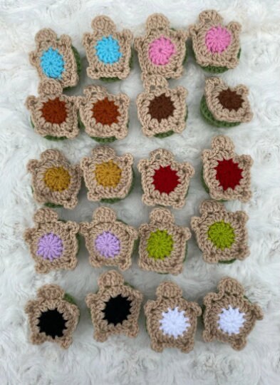 Turtle Crochet Memory Game Complete Guide Crocheting - Etsy Canada