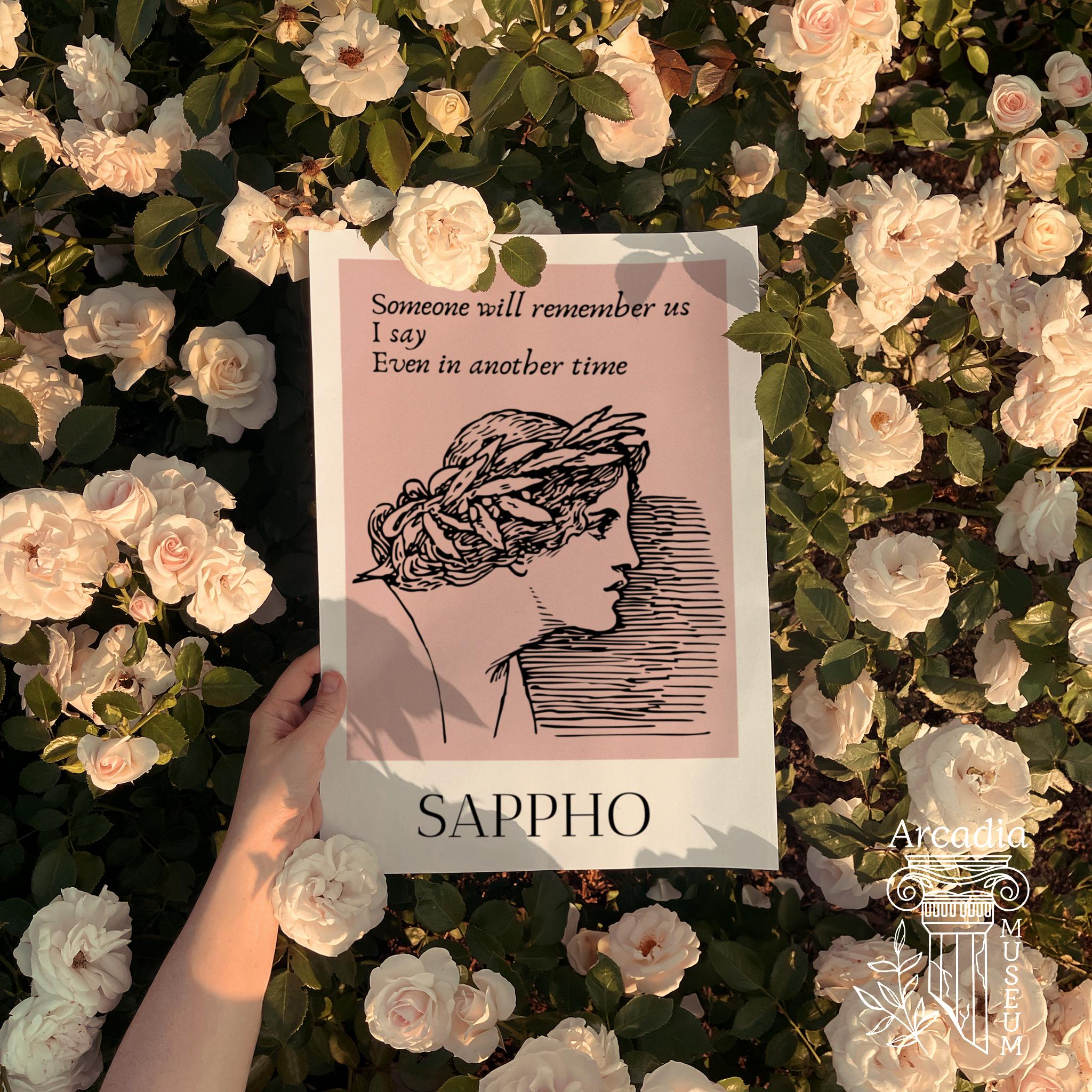 Sappho Quote Poster, Someone Will Remember Us I Say Even in Another ...
