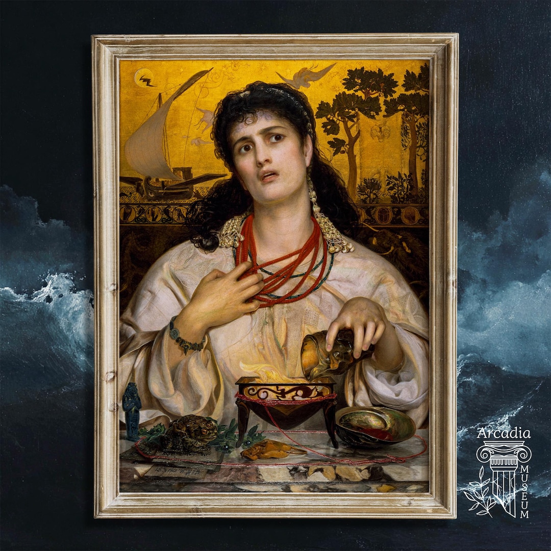 Medea, Frederick Sandys, Giclée Print, Vintage Painting, Greek ...