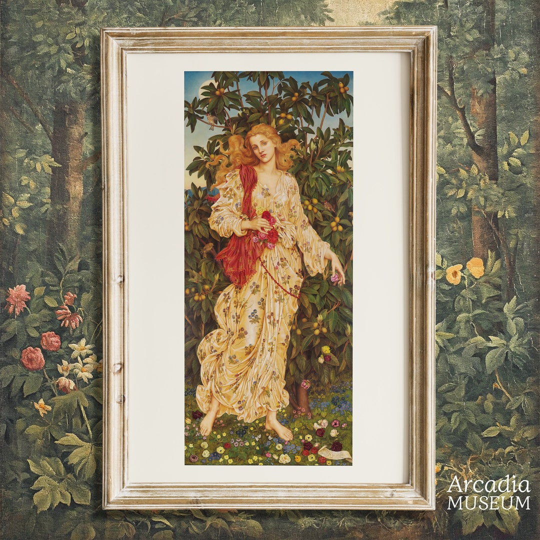 Flora, Goddess of Flowers and Spring, Divine Feminine Art, Ancient Rome ...