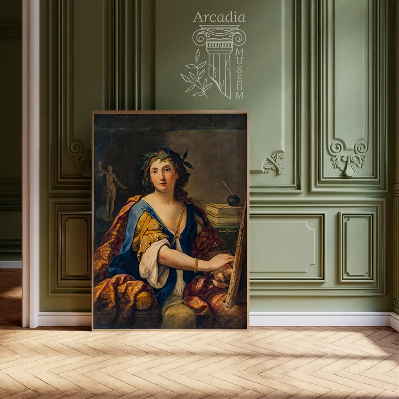 Self-portrait as Allegory of Painting by Elisabetta Sirani, Women ...