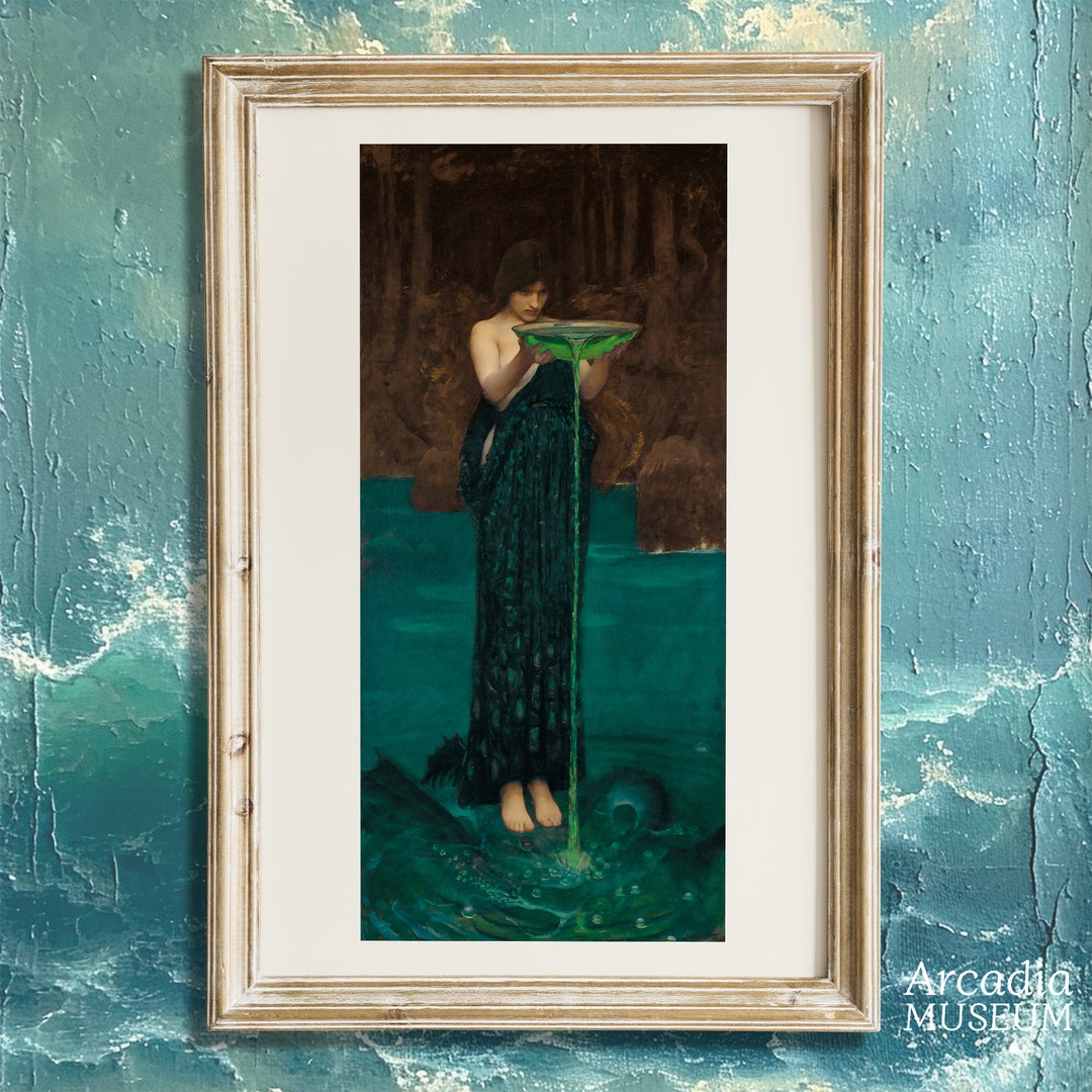 Circe Invidiosa, John William Waterhouse, Ancient Greek Goddess ...