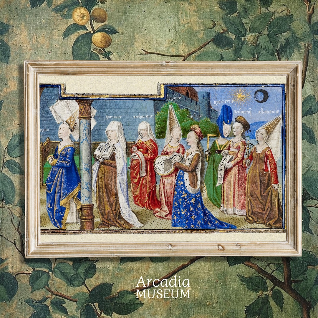 Philosophy Presenting the Seven Liberal Arts to Boethius, Coëtivy ...
