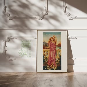 Helen of Troy, Greek Goddess Poster, Divine Feminine Art, Ancient ...