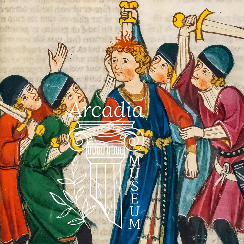 Medieval Manuscript Print, Codex Manesse, Chivalry Poster, Middle Ages ...