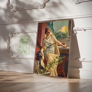 Hypatia of Alexandria Art Print, Hypatia Portrait, Vintage Painting ...