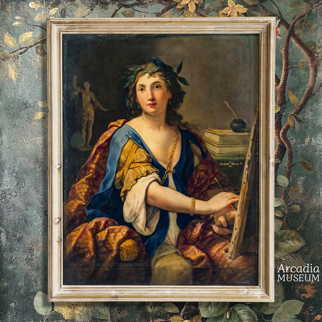 Self-portrait as Allegory of Painting by Elisabetta Sirani, Women ...