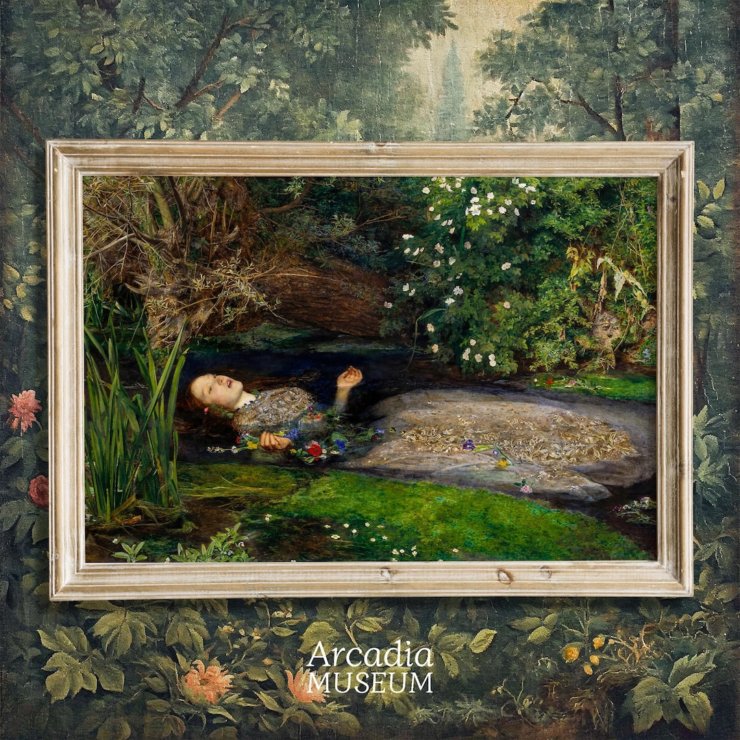 Ophelia, John Everett Millais Print, Giclée Poster, Pre-raphaelite ...