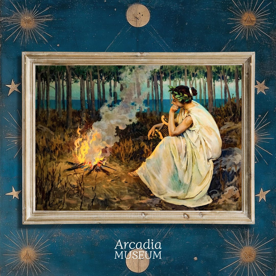 Sappho of Lesbos Portrait, Sappho Art Print, Lesbian Wall Art, Sapphic ...