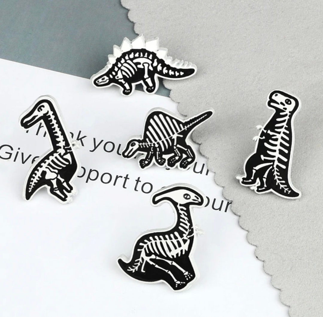 Dinosaur Pins - Enamel Pin - Enamel Pins - Cute Pins - Pin Accessories ...