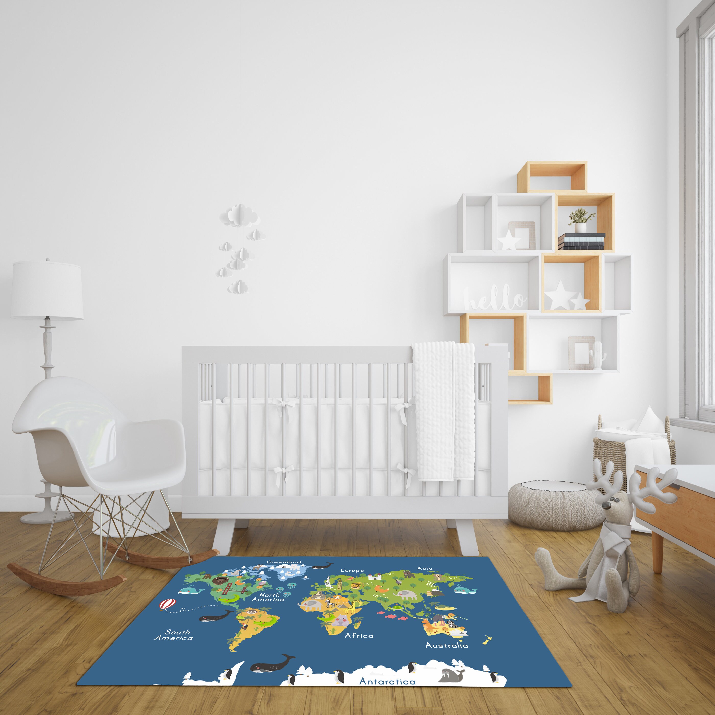 Personalized World Map Kids Carpeteducation Kids Rugworld - Etsy