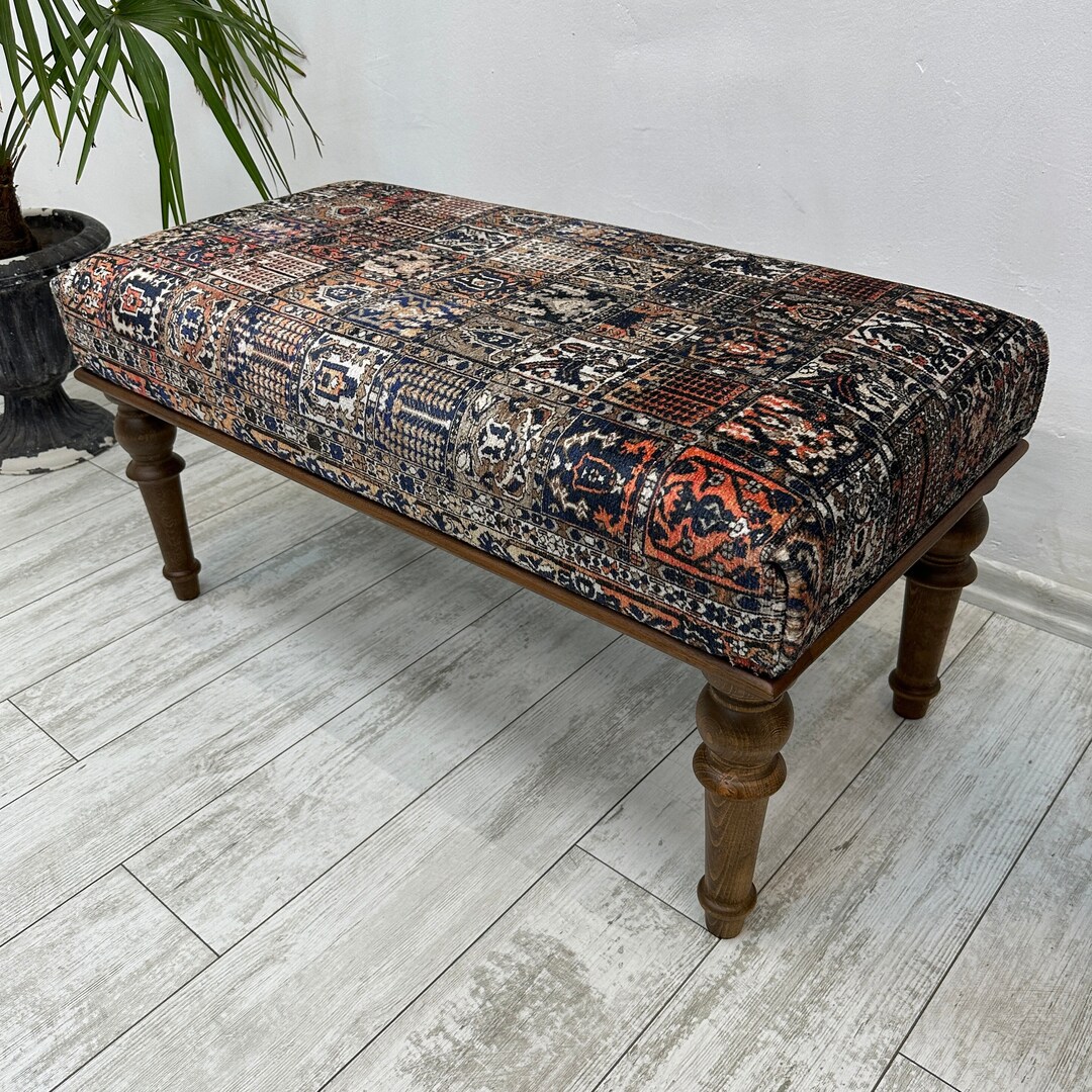 Handmade Bench, Wood Work Bench, Ottoman, Gift for Her,dining Bench ...