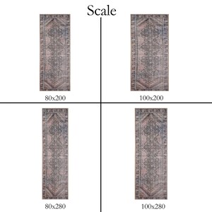 Pink Turkish Runner Rug 3x9, 2x8 Kitchen Rug, Boho Farmhouse Rug ...