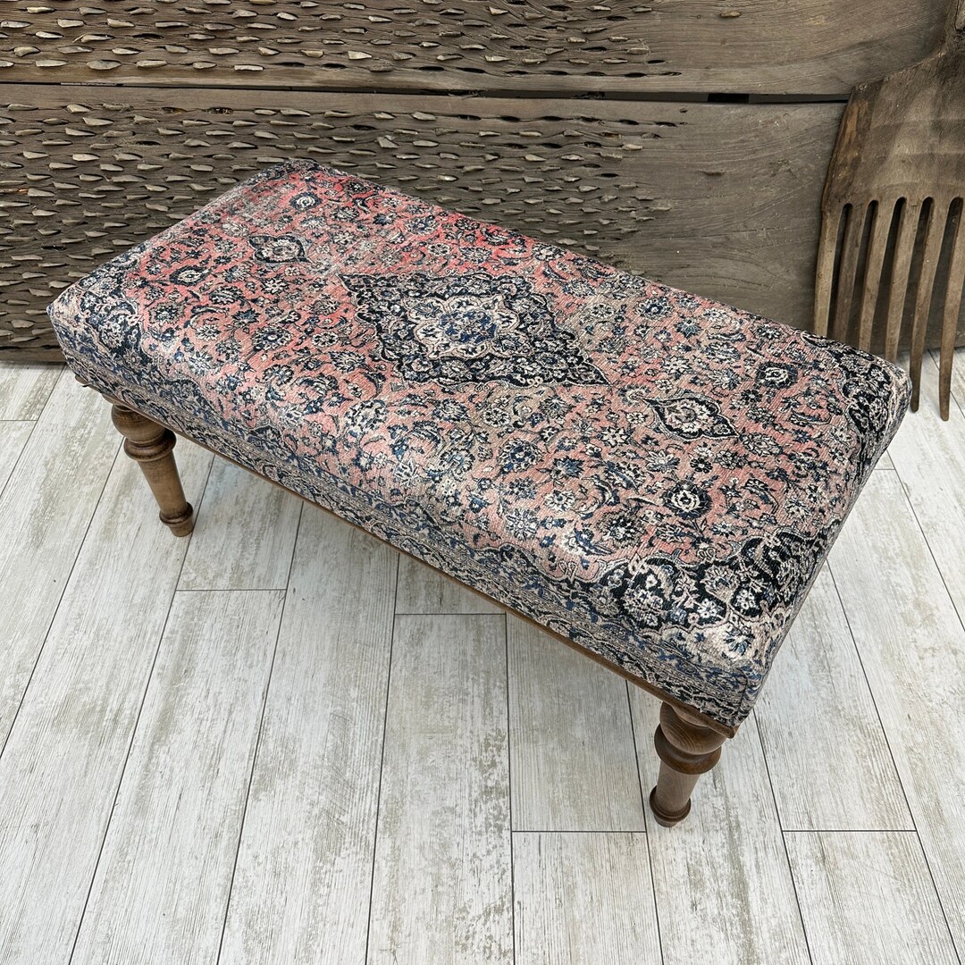 Ottoman Bench 18x36", Rug Upholstered Bench 18x48", Kitchen Dining ...