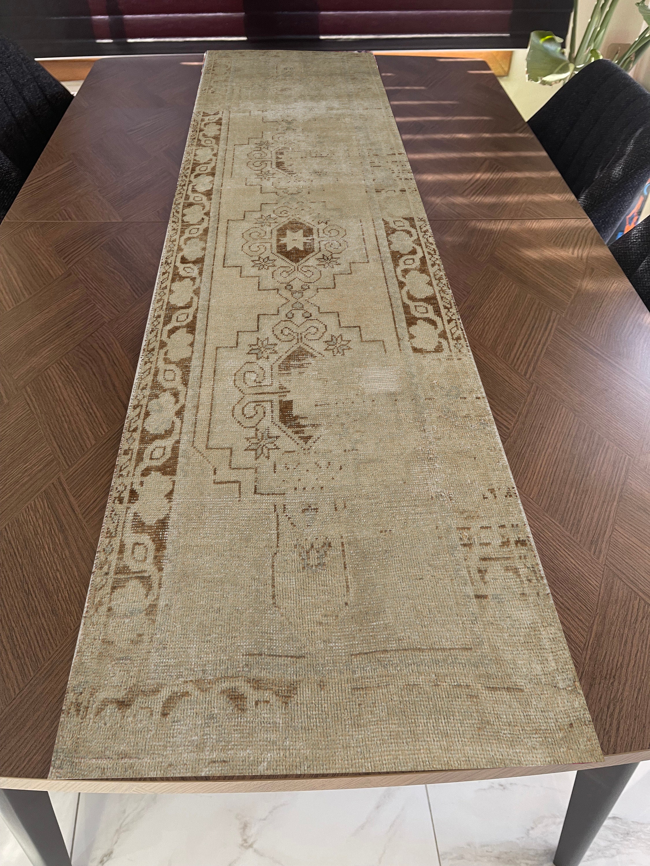 Rug Style Table Runner, Ethnic Table Runner, Table Runner for Kitchen ...