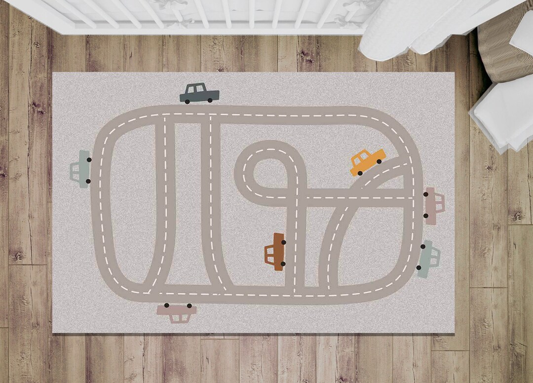 Personalized Race Car Rug, Custom Car Rug, Kids Room Rug, Kids Party ...