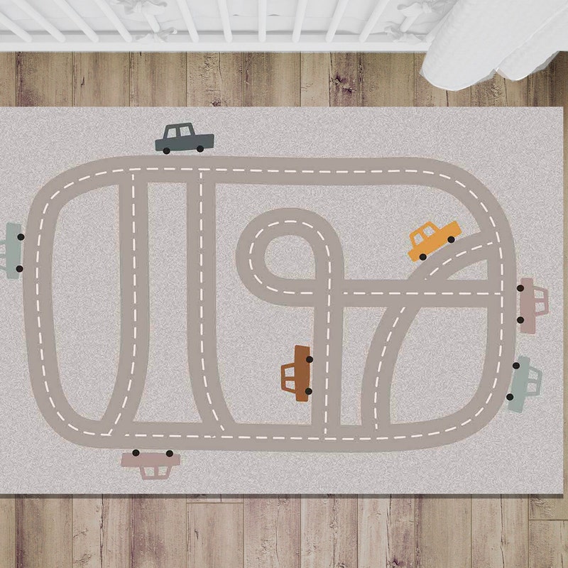Race Track Rug - Etsy