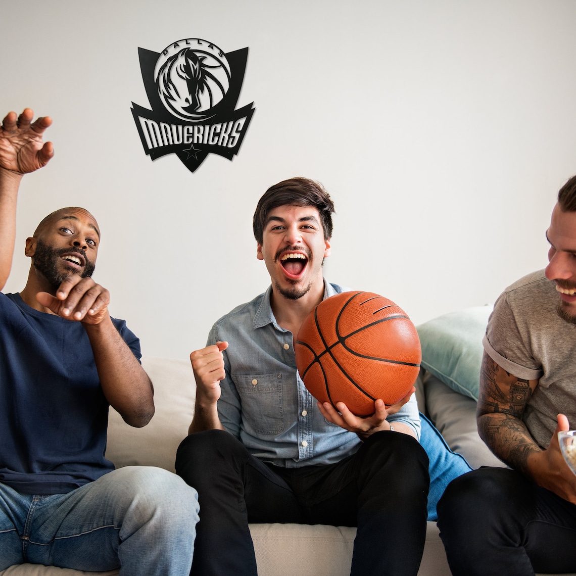 Mavericks Led Lighted Logo, Dallas Mavericks Led Wall Art, Wall Decor ...