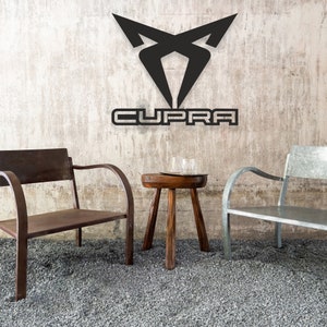 Cupra Led Lighted Metal Sign, SUV Car Logo, Metal Wall Decor, Garage ...