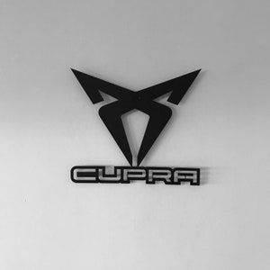Cupra Led Lighted Metal Sign, SUV Car Logo, Metal Wall Decor, Garage ...