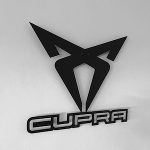 Cupra Led Lighted Metal Sign, SUV Car Logo, Metal Wall Decor, Garage ...