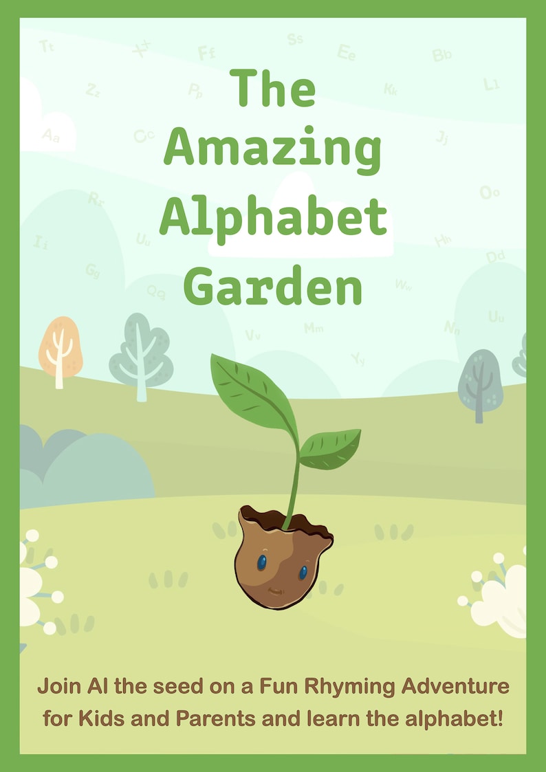 ABC Book for Kids the Amazing Alphabet Garden - Etsy