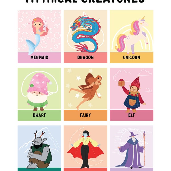 Mythical Creatures - Etsy