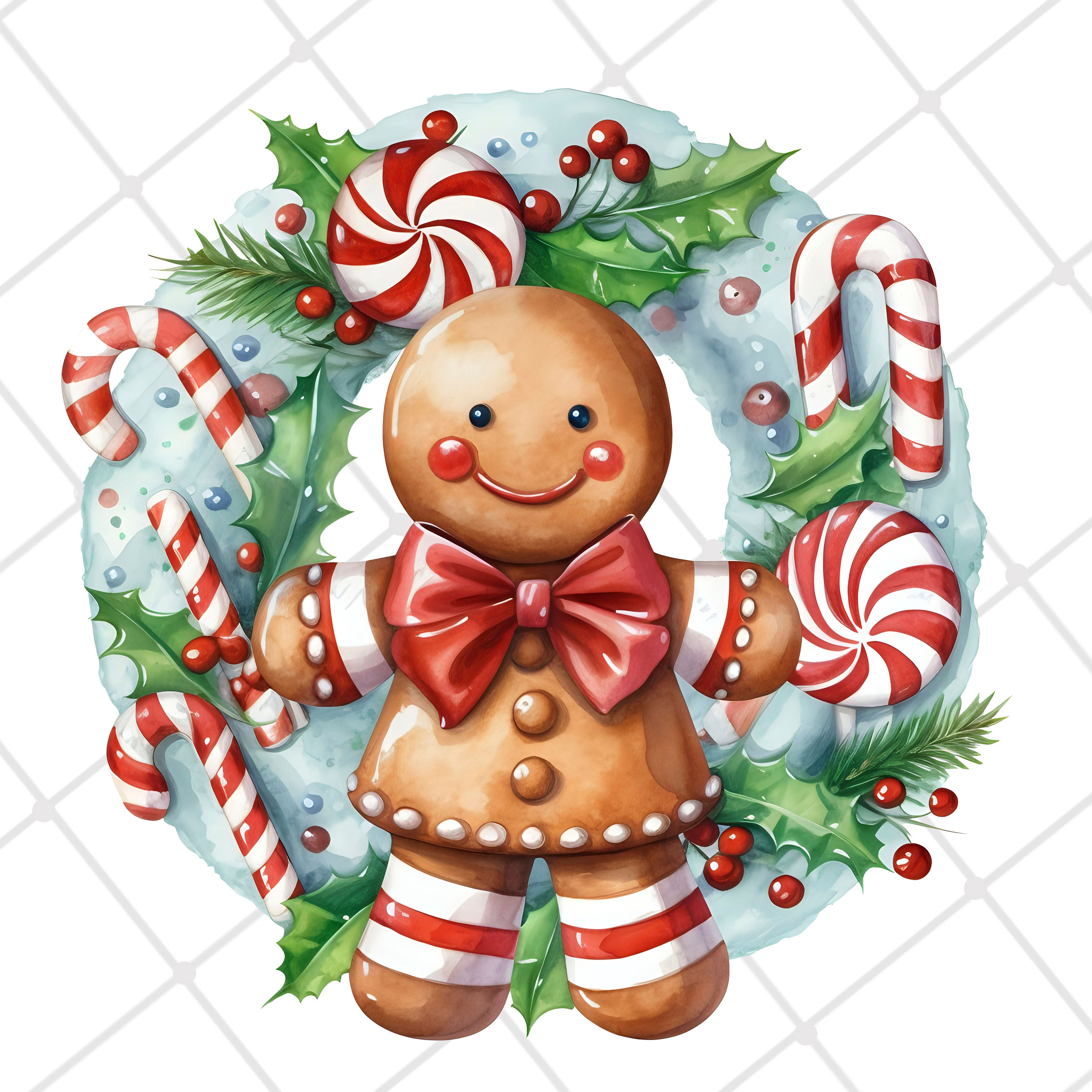 10 Gingerbread Man Clipart Set1 High Quality Jpeg and - Etsy