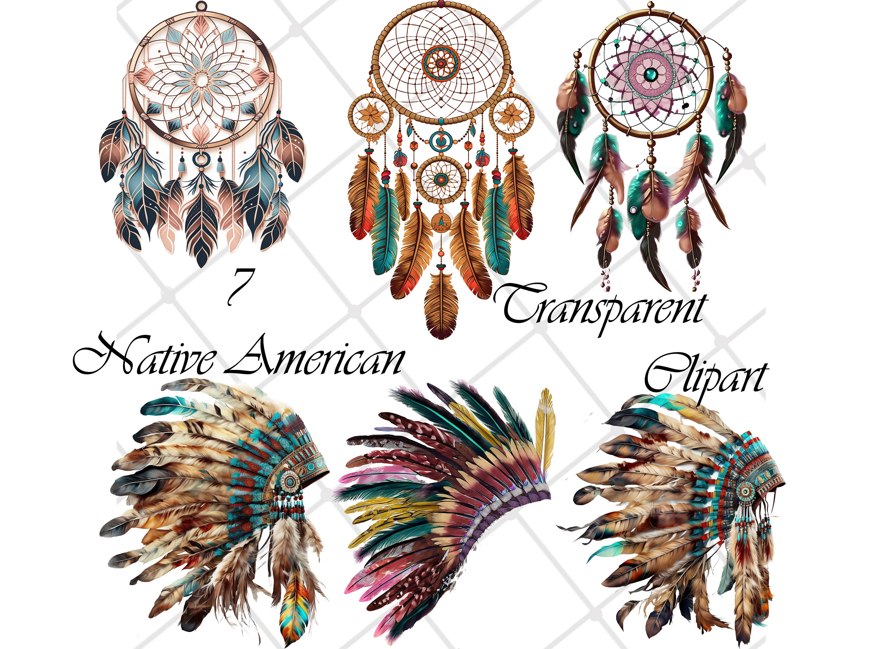 Native American Headdress PNG, Feather Headpiece,headdress Indian PNG ...