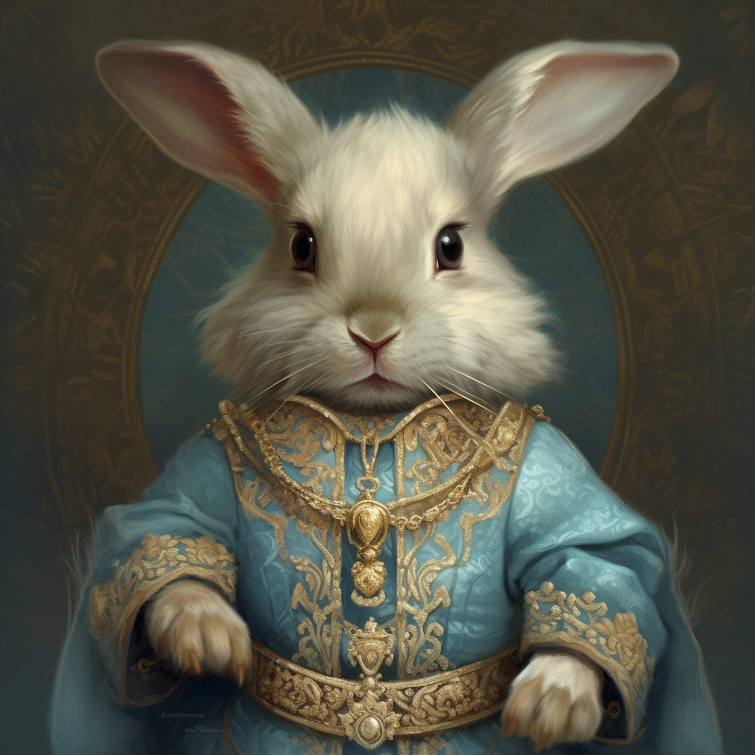 14 Royal Prince and Princess Cute Rabbit Wall Art - Etsy