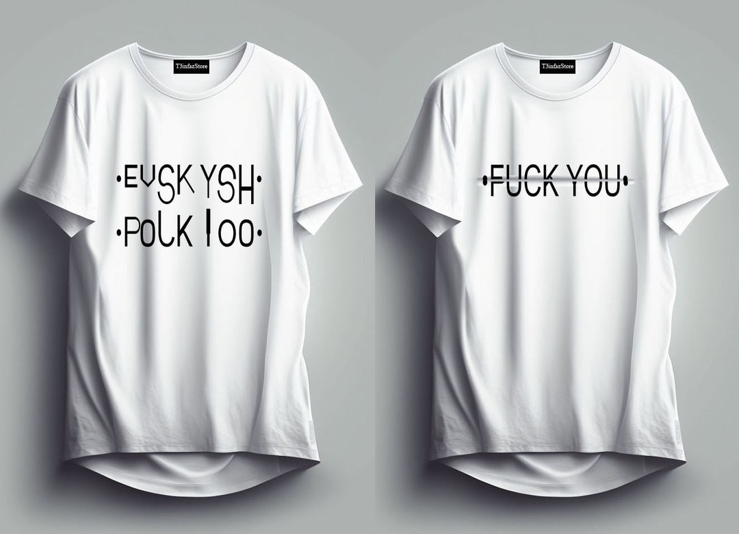 Fuck You, Funny Witty T-shirt Design, Overlap and Show, Digital ...