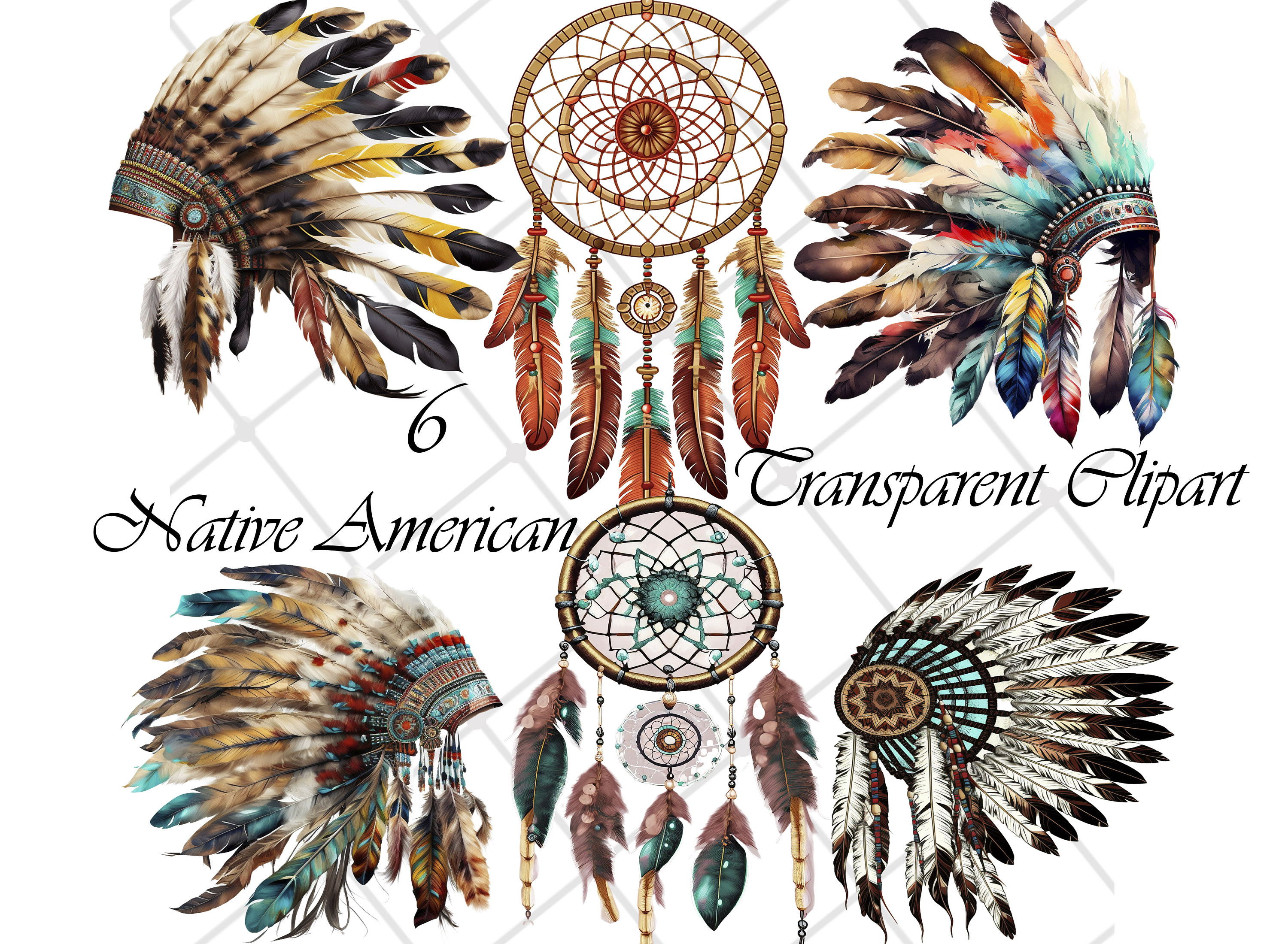 Native American Headdress PNG, Feather Headpiece,headdress Indian PNG ...