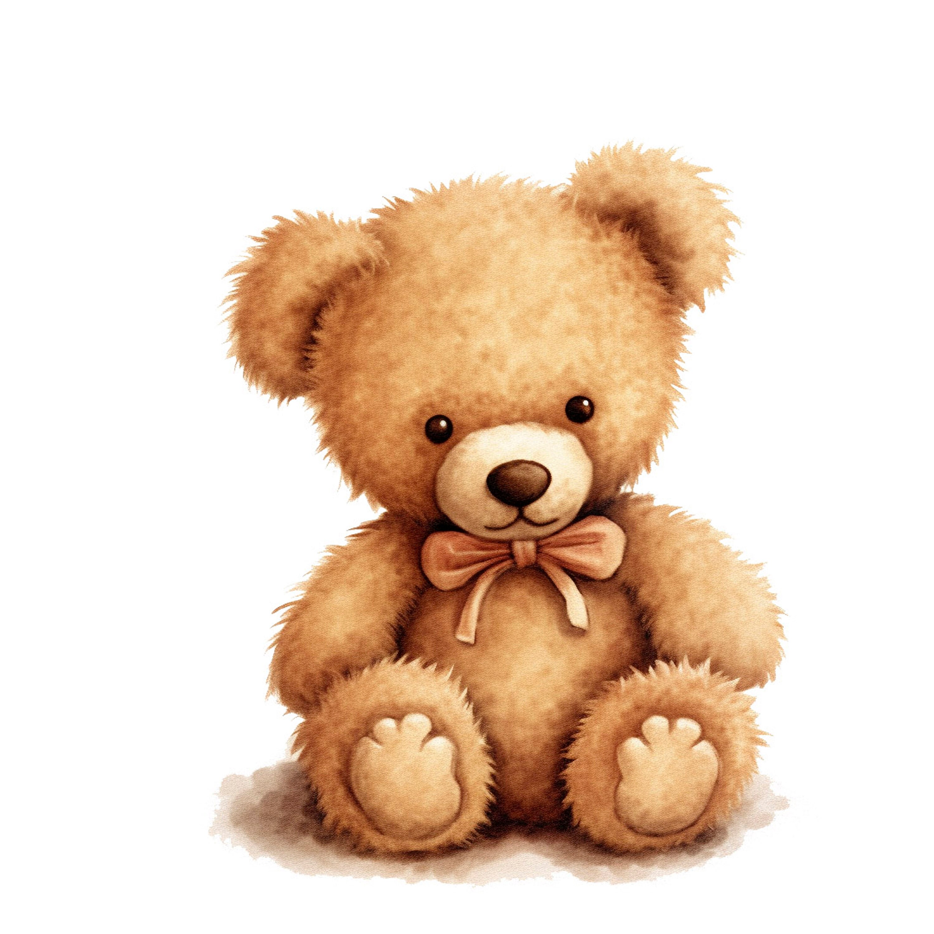 18 Teddy Bear Clipart JPG High Quality Digital Planner - Etsy