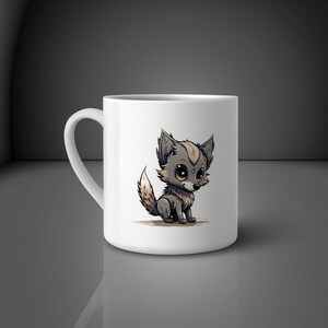 Cute Wolf, Shy Wolf, Digital Download, Transparent File PNG, Clipart ...