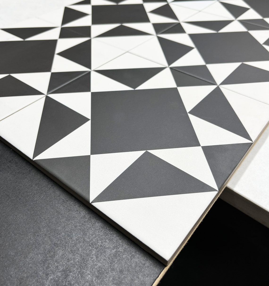 Sample Georgian Nero Decor 20x20cm Tiles - Etsy