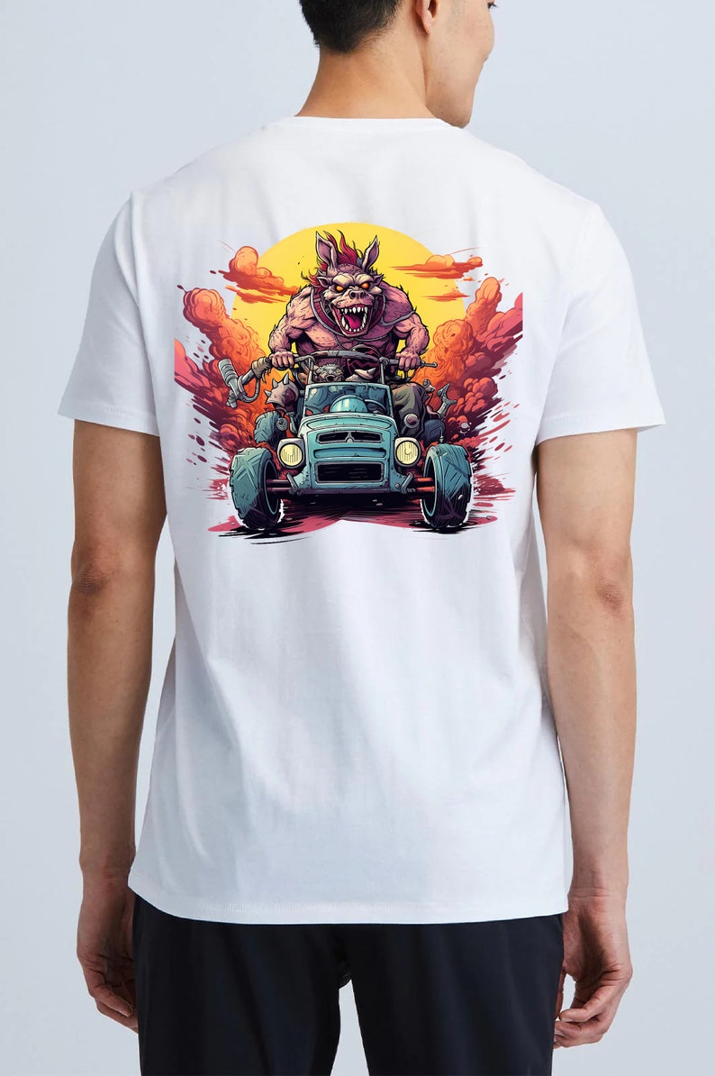 Wild Hog Monster PNG Sublimation Design Ready to Print - Etsy Australia