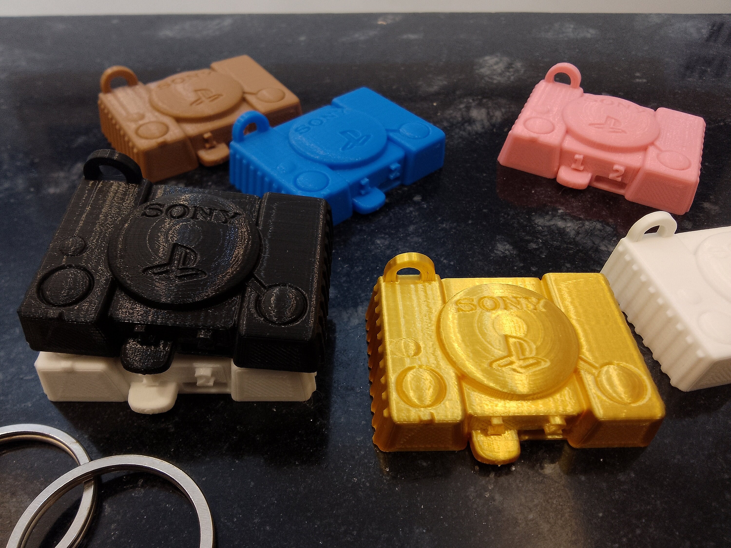 Playstation 3d Printed Keychain - Etsy
