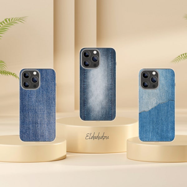Denim Phone Case - Etsy