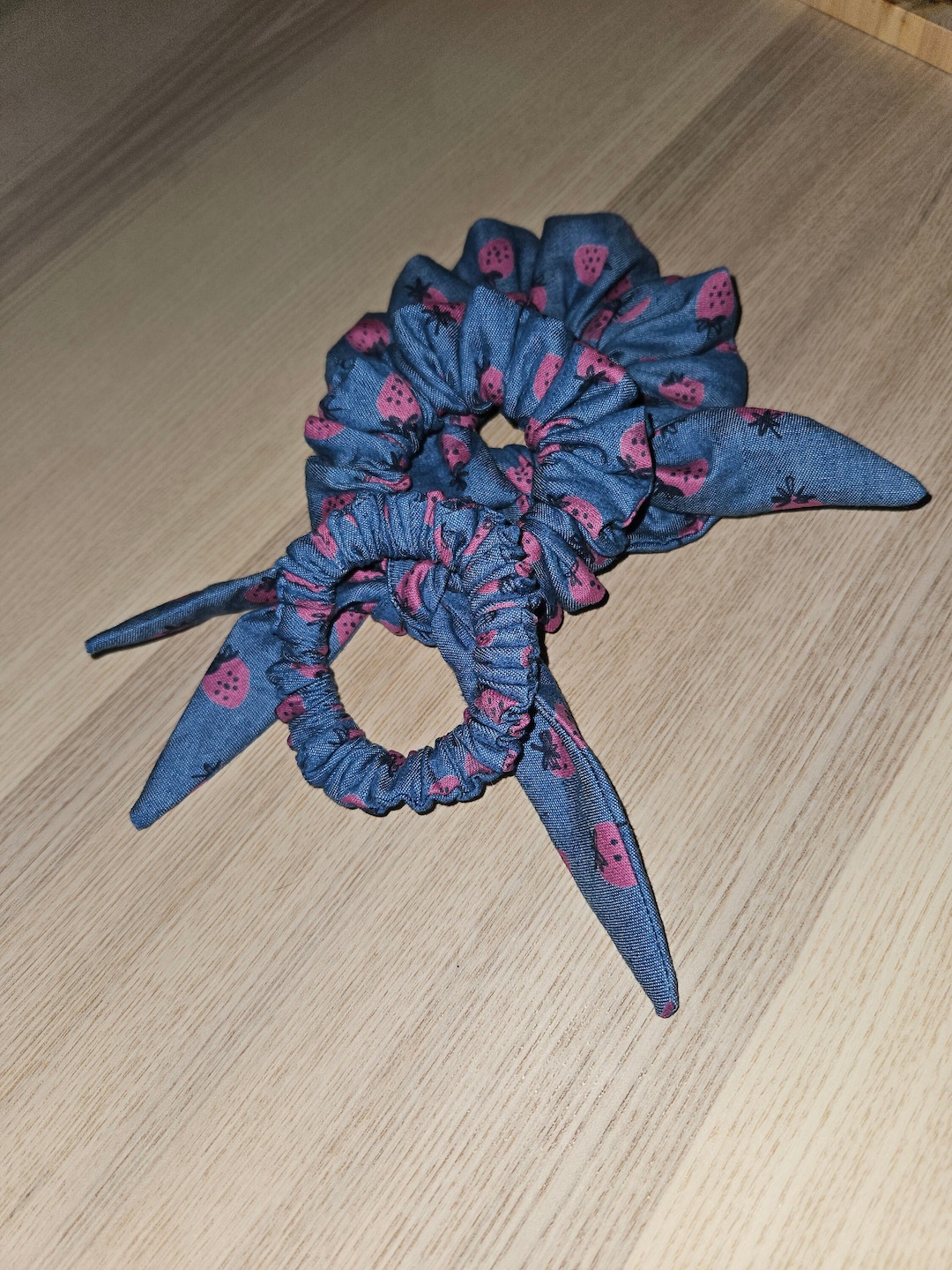 Denim Love Hair Scrunchie - Perfect for Updos or Ponytails. - Etsy