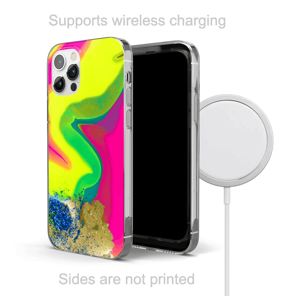 Neon Color Phone Case Luminous Cover for iPhone 15 14 13 12 - Etsy