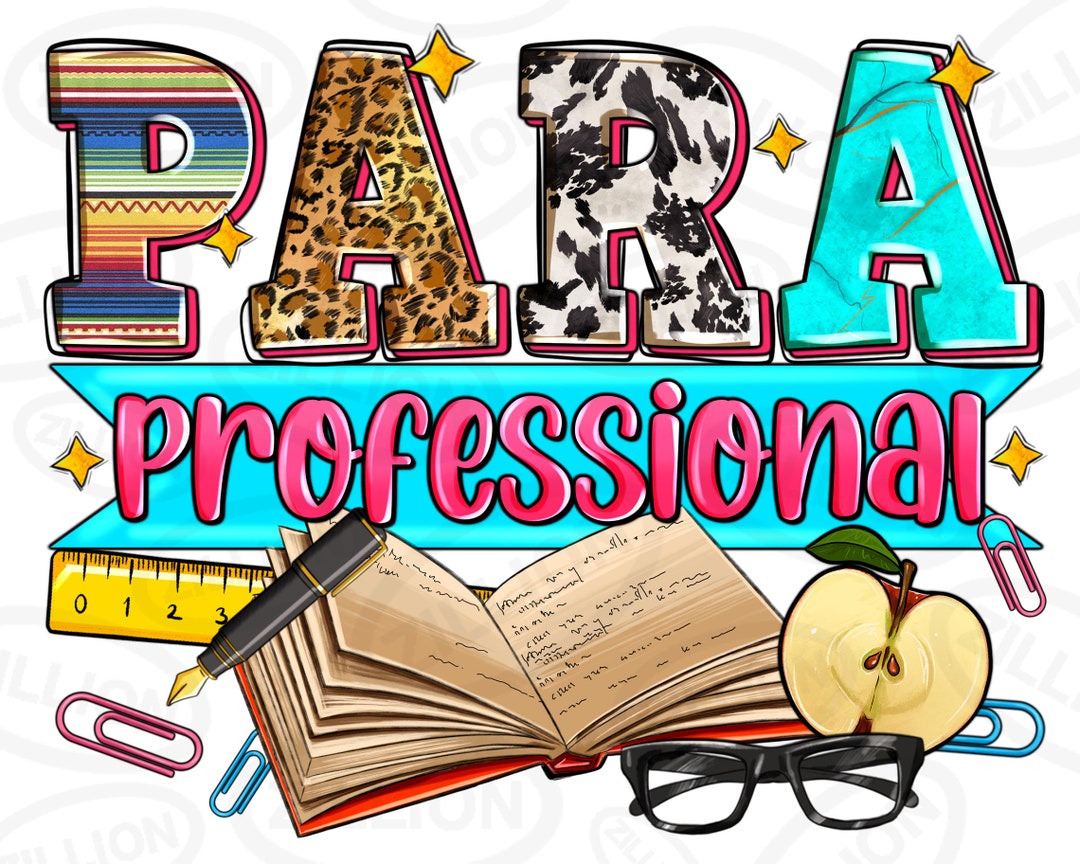 Paraprofessional Png Sublimate Designs Download, School Png, Para Crew ...