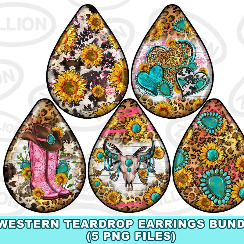 Western Cowgirl Earrings - Etsy