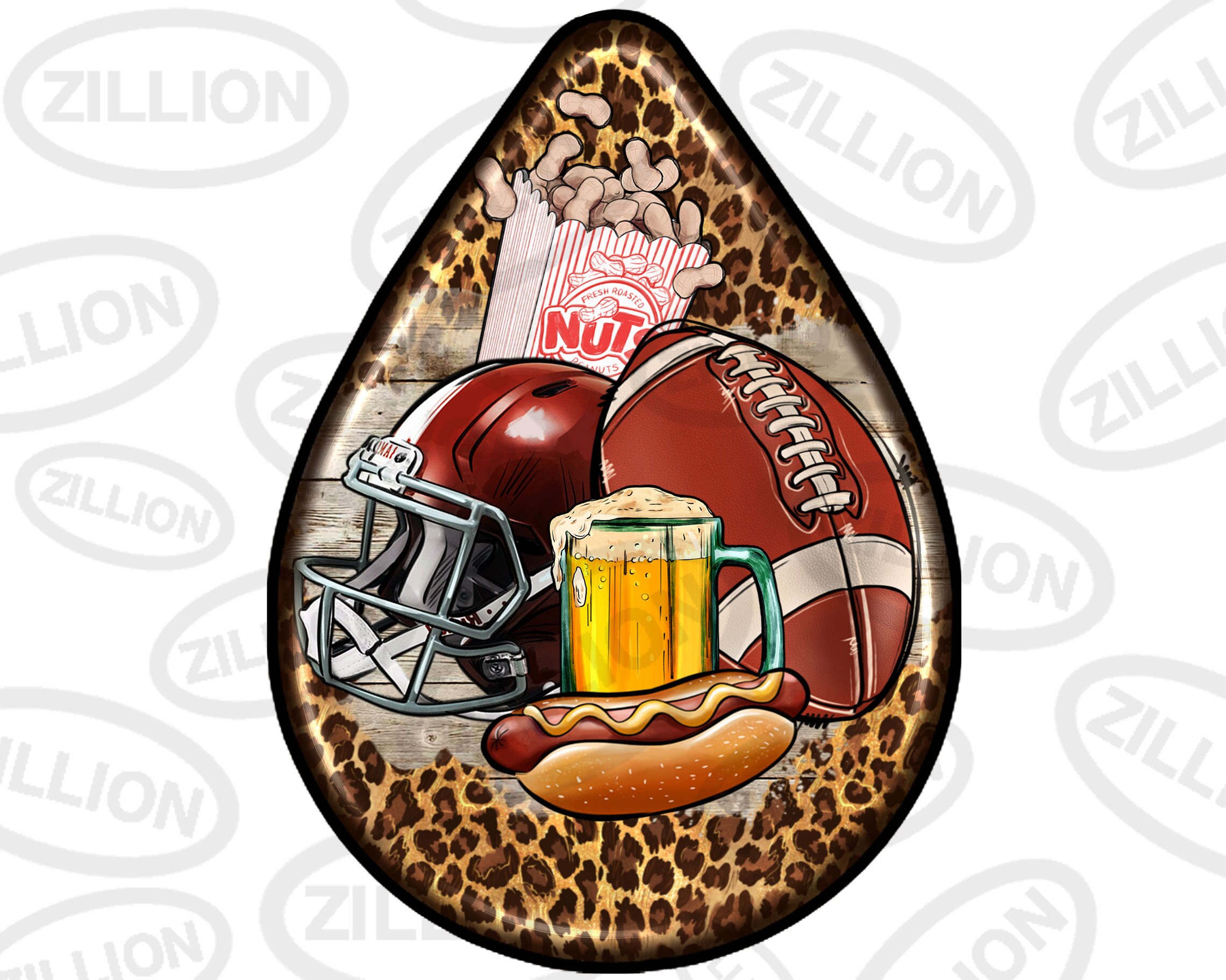 American Football Teardrop Earrings Png Sublimation Design Bundle ...