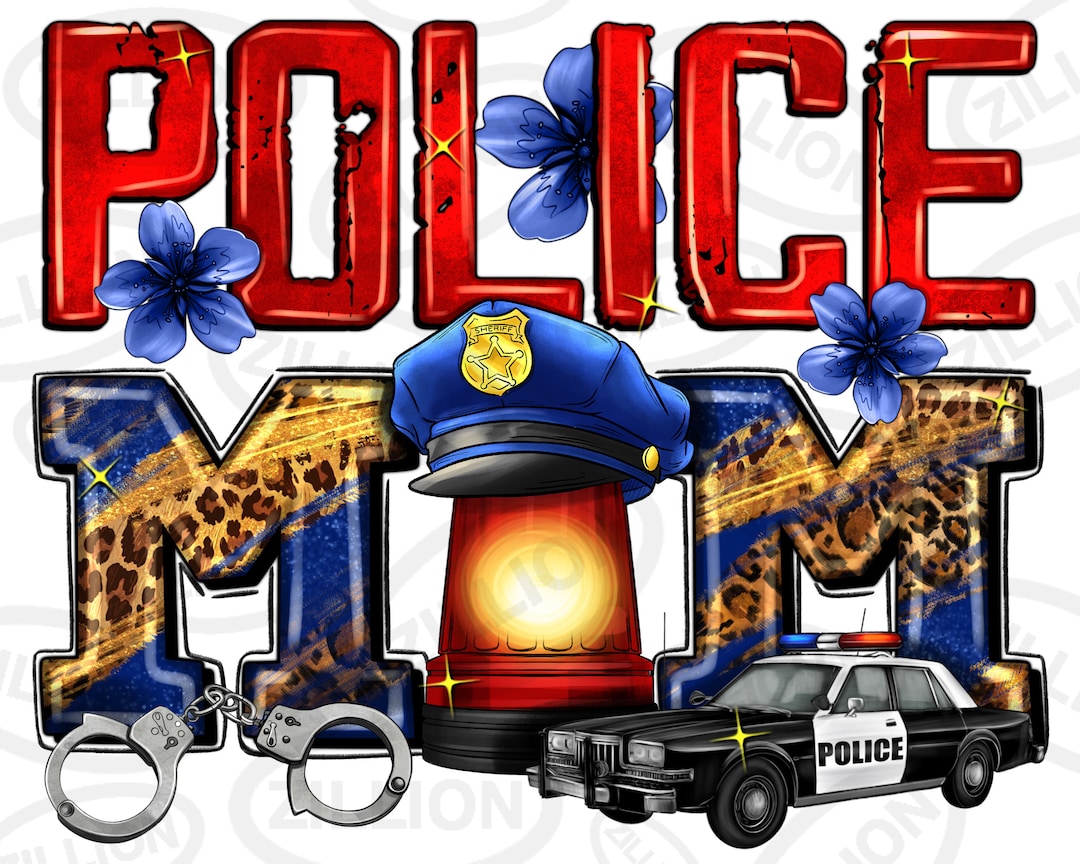 Police Mom Png Sublimation Design Download, Mother's Day Png, Western ...