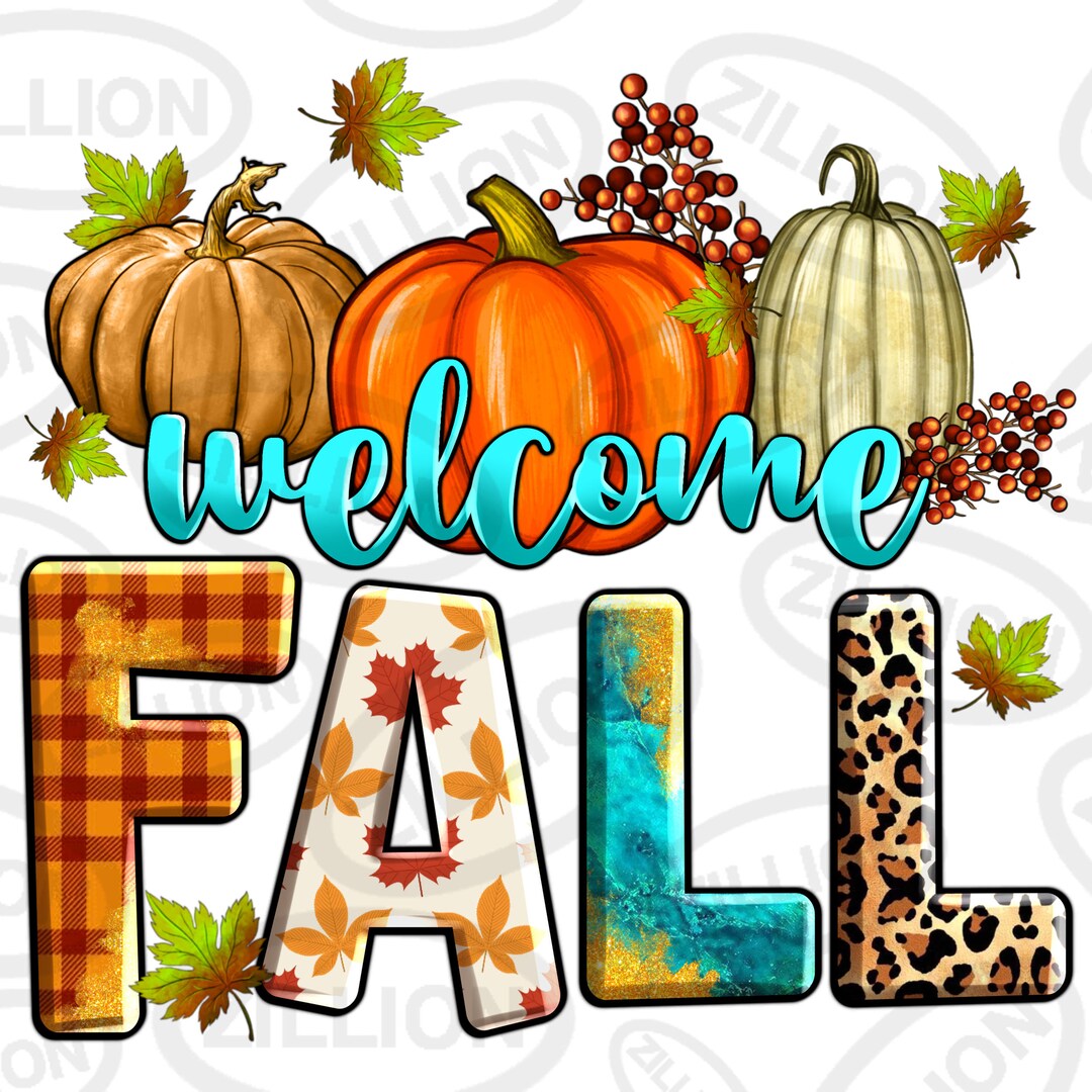 Welcome Fall Png Sublimation Design Download, Western Fall Png, Autumn ...