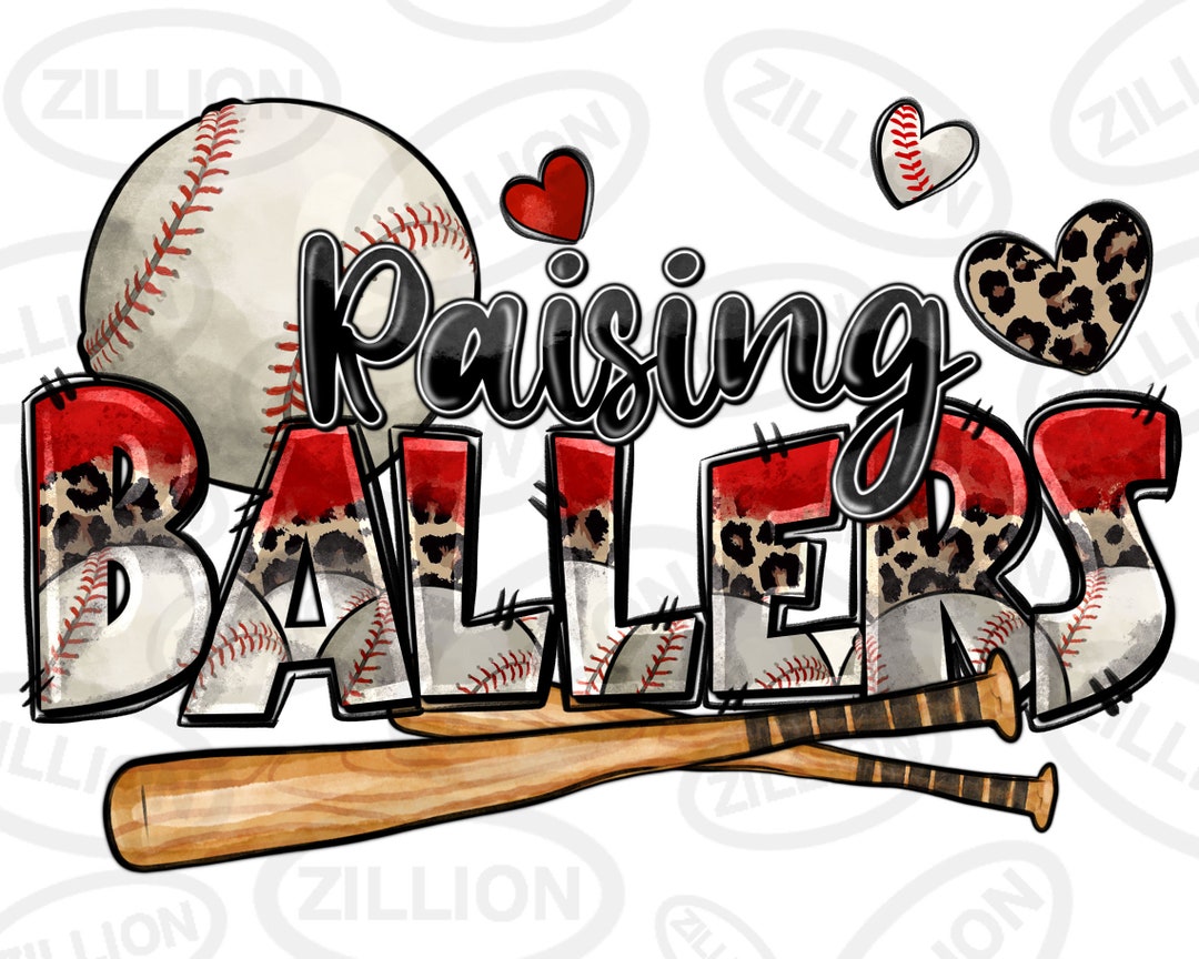 Raising Ballers Baseball Png Sublimation Design Download, Baseball Game ...