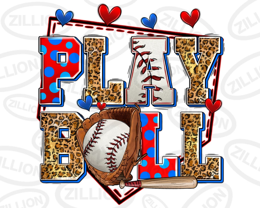 Play Ball Baseball Png Sublimation Design Download, Baseball Game Png ...